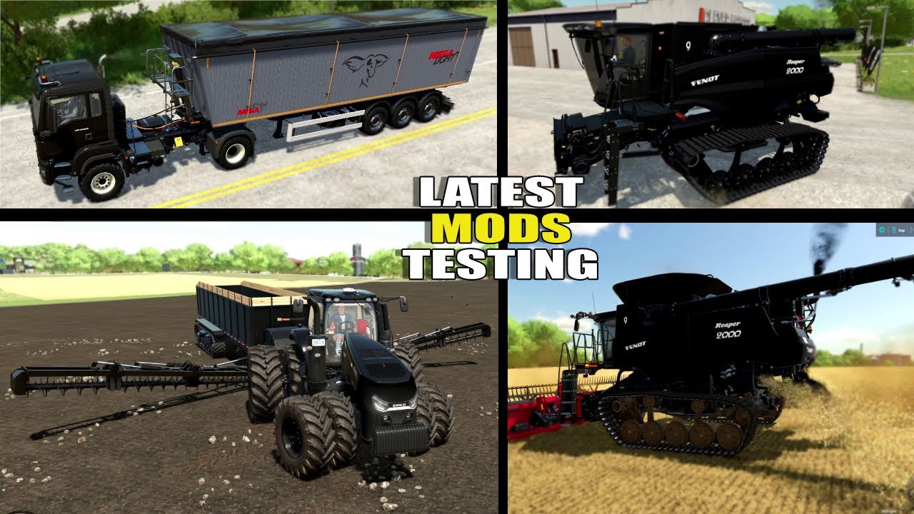 Mega Stone Picker | Reaper Combine and More | FS22 Latest Mods - YouTube