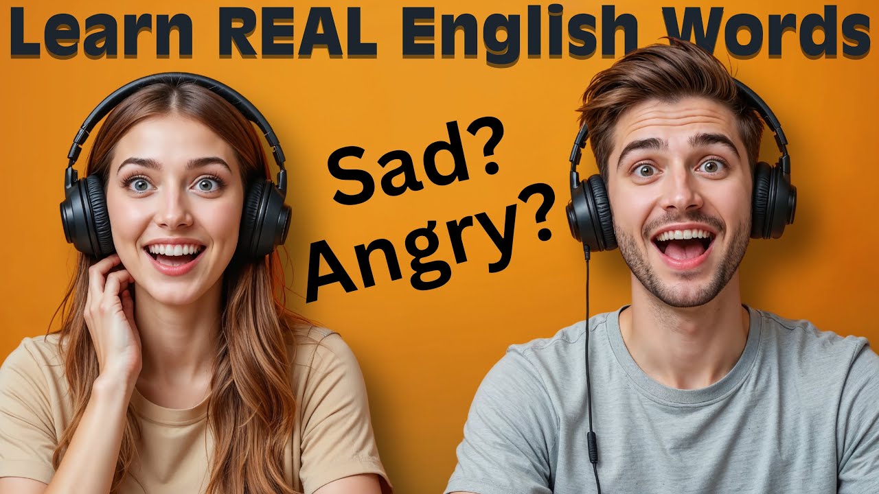 Stop Saying SAD! 😟 Learn 12 Real English Words for Emotions - YouTube