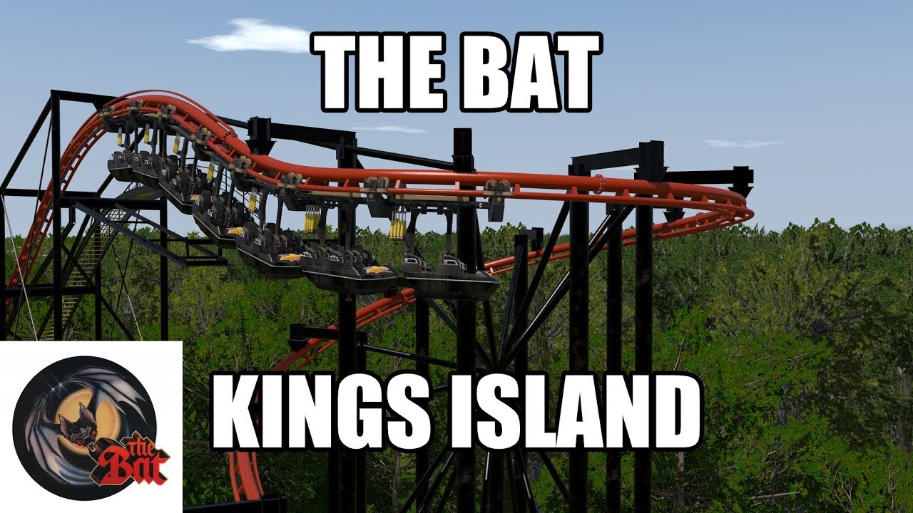 The original Bat coaster at Kings Island - recreation - NoLimits 2 ...