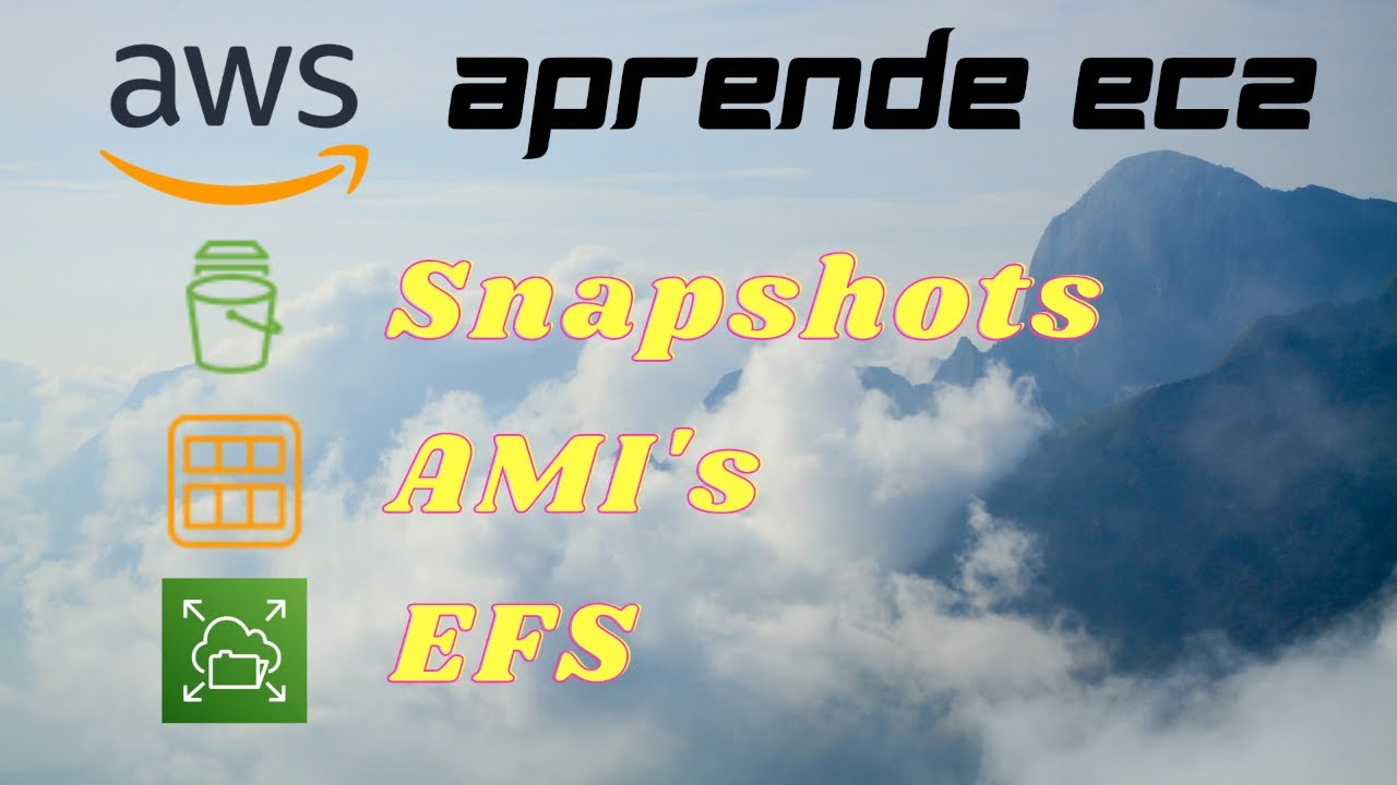 馃殌 Curso Aws Snapshots En Ec2 Creaci贸n De Ami Y Efs Youtube