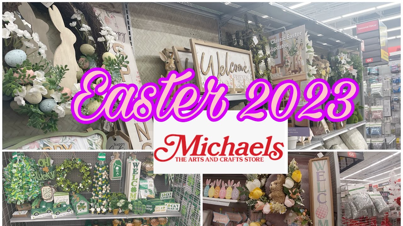 🔴Michaels New!!!! Easter Decor 2023 🐰 * St. Patrick’s Day Decor 🍀 - YouTube