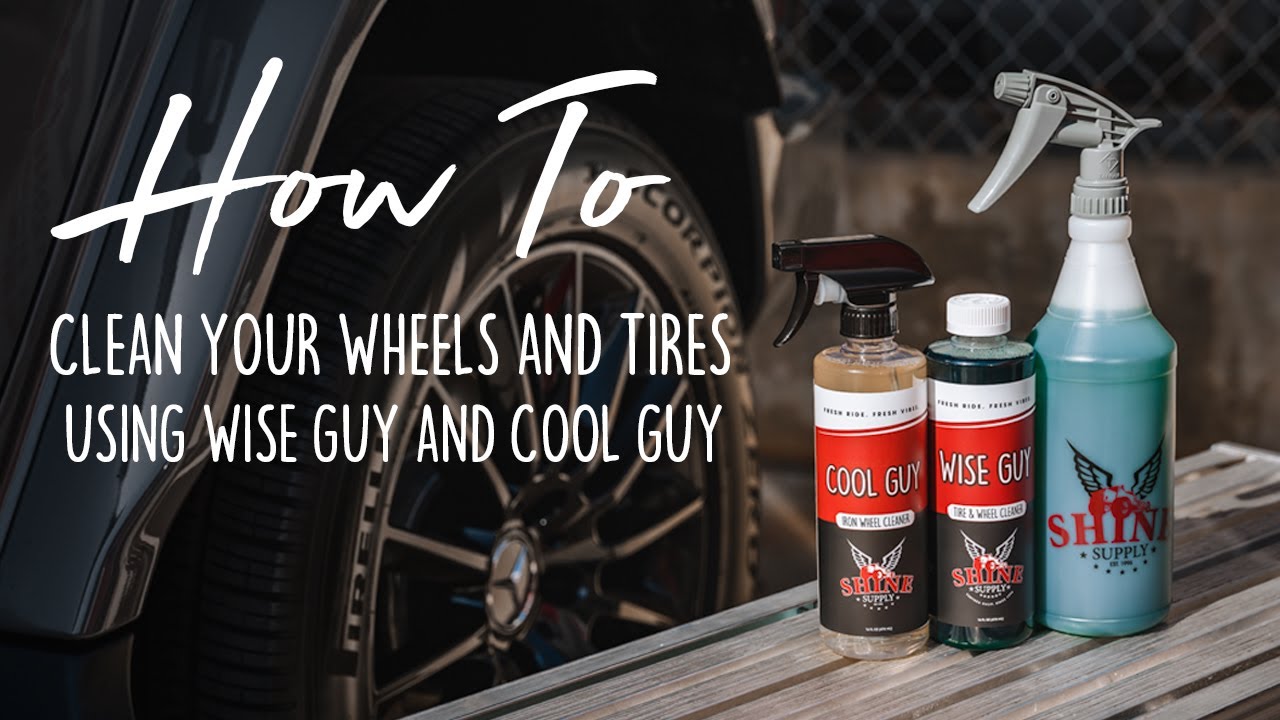 How To Clean Your Wheels and Tires | Shine Supply Detailing Products ...