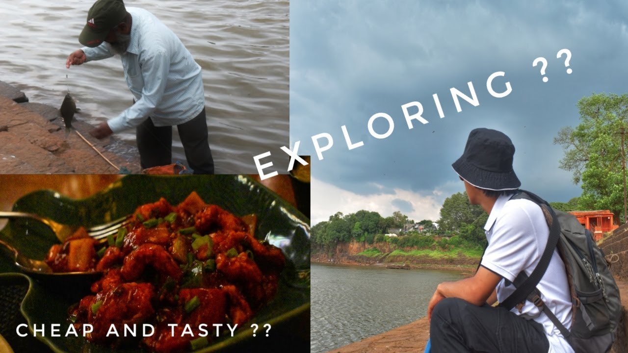 Exploring kolhapur || Fishing at Panchganga ghat || Dinner at Yellow ...