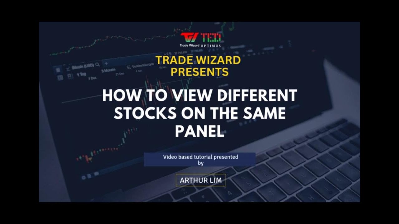 How to view 2 different stocks on same panel? - YouTube