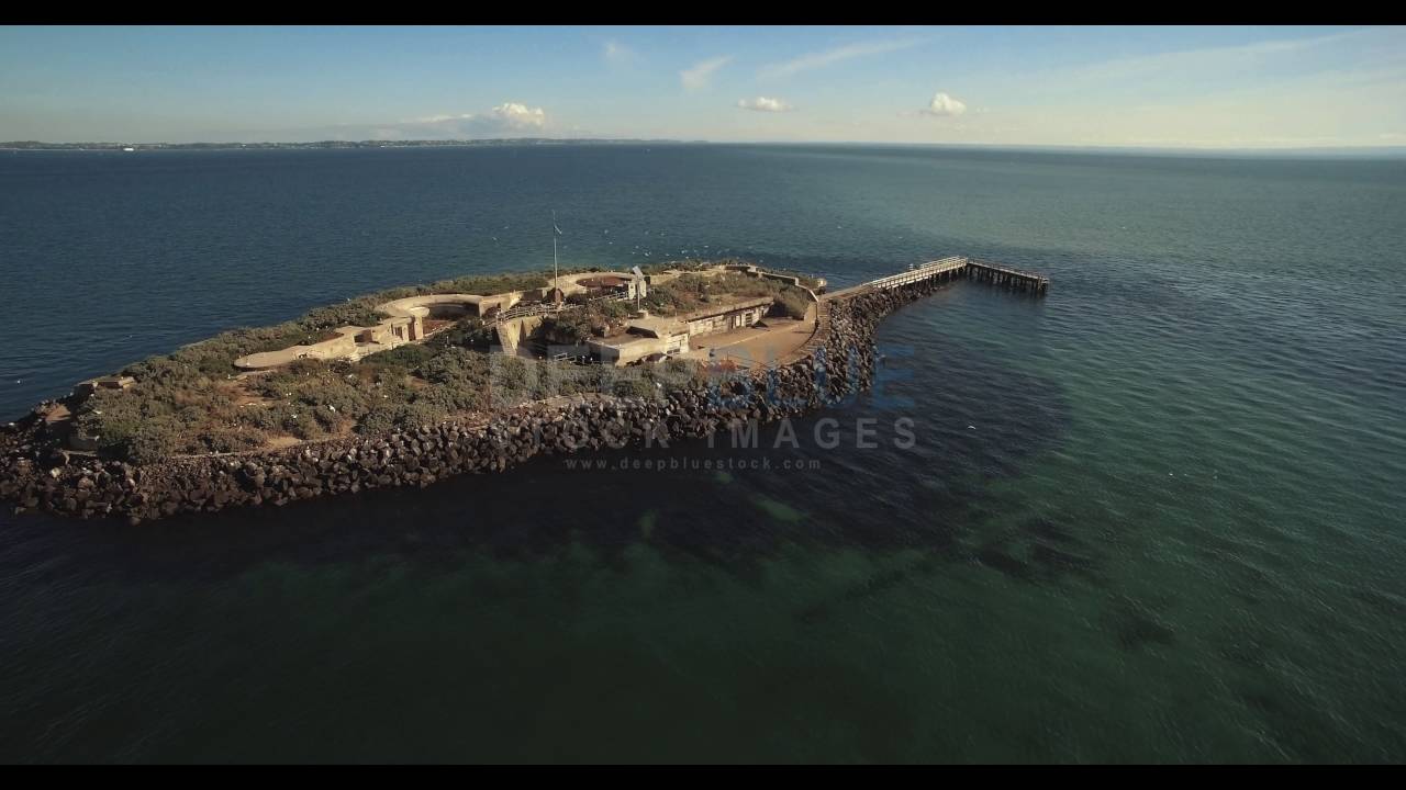 South Channel Fort from the air - YouTube