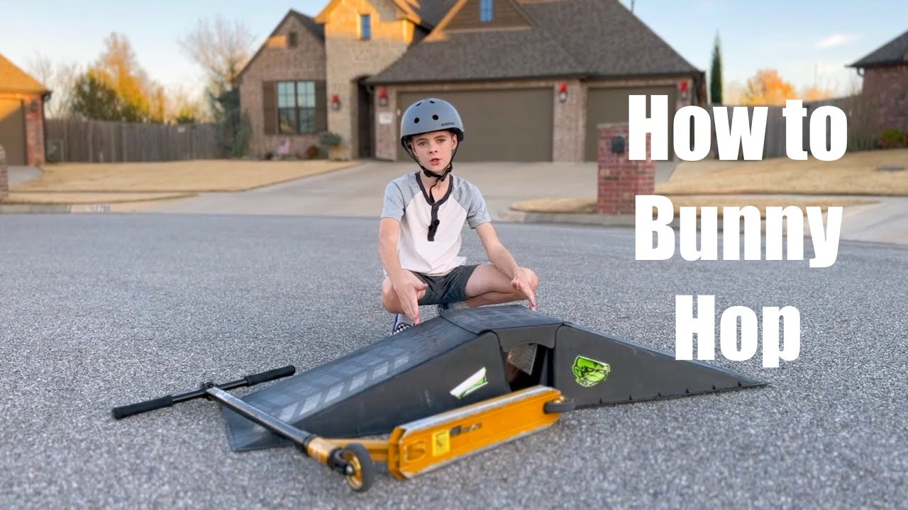 HOW TO BUNNY HOP (on a scooter) in 2 MINUTES - YouTube