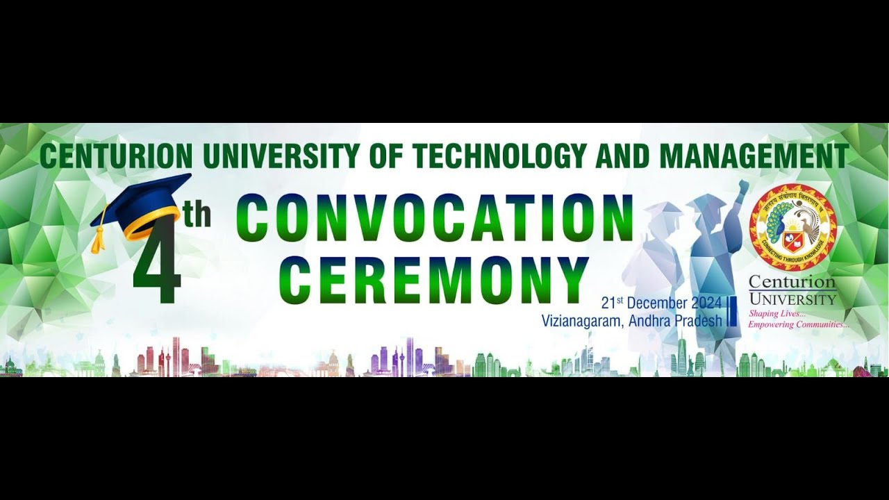 4th Convocation || Centurion University, AP - YouTube