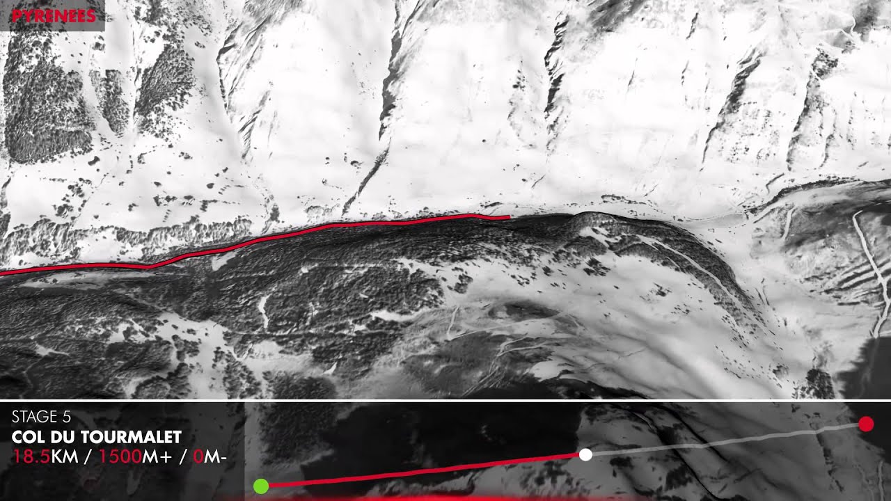 Haute Route Pyrenees 2014 - Stage 5 - 3D map - YouTube