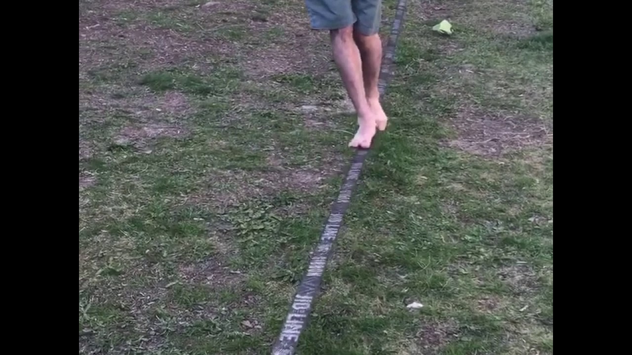 Slackline fancy feet - YouTube