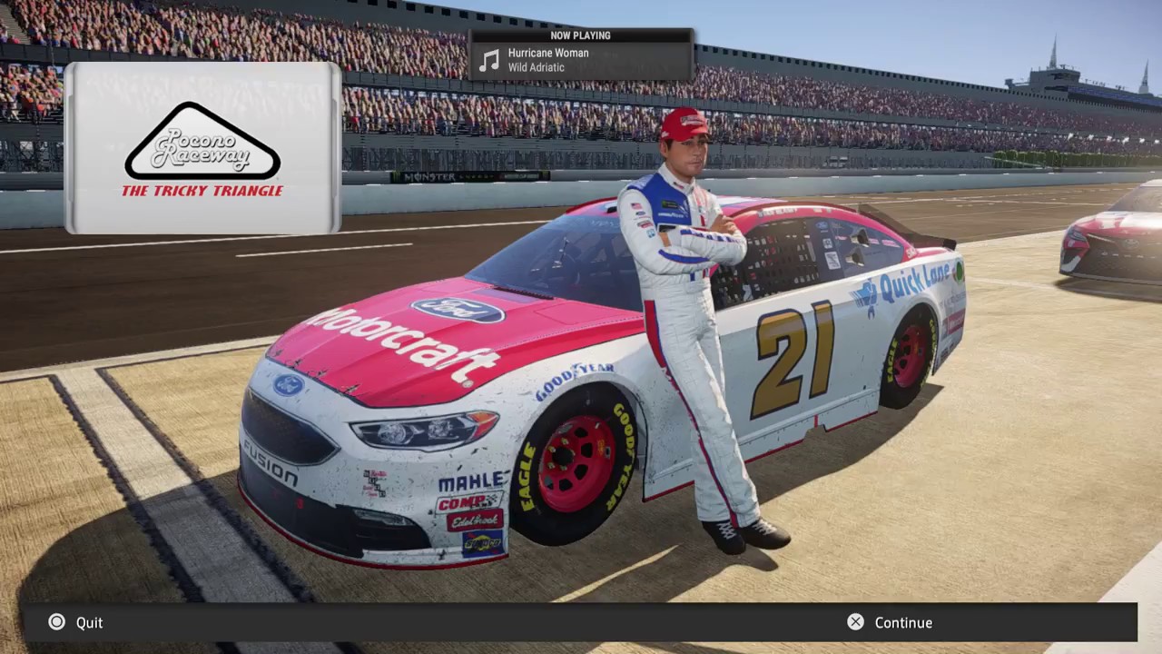 NASCAR Heat 2 - Ryan Blaney @ Pocono (RWS) - YouTube