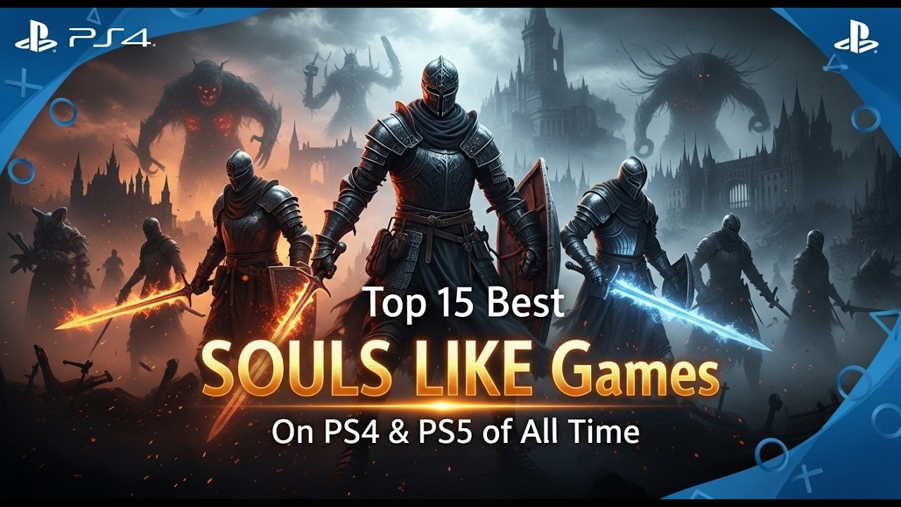 Top 15 Best SOULS LIKE Games on PS4 and PS5 of All Time - YouTube