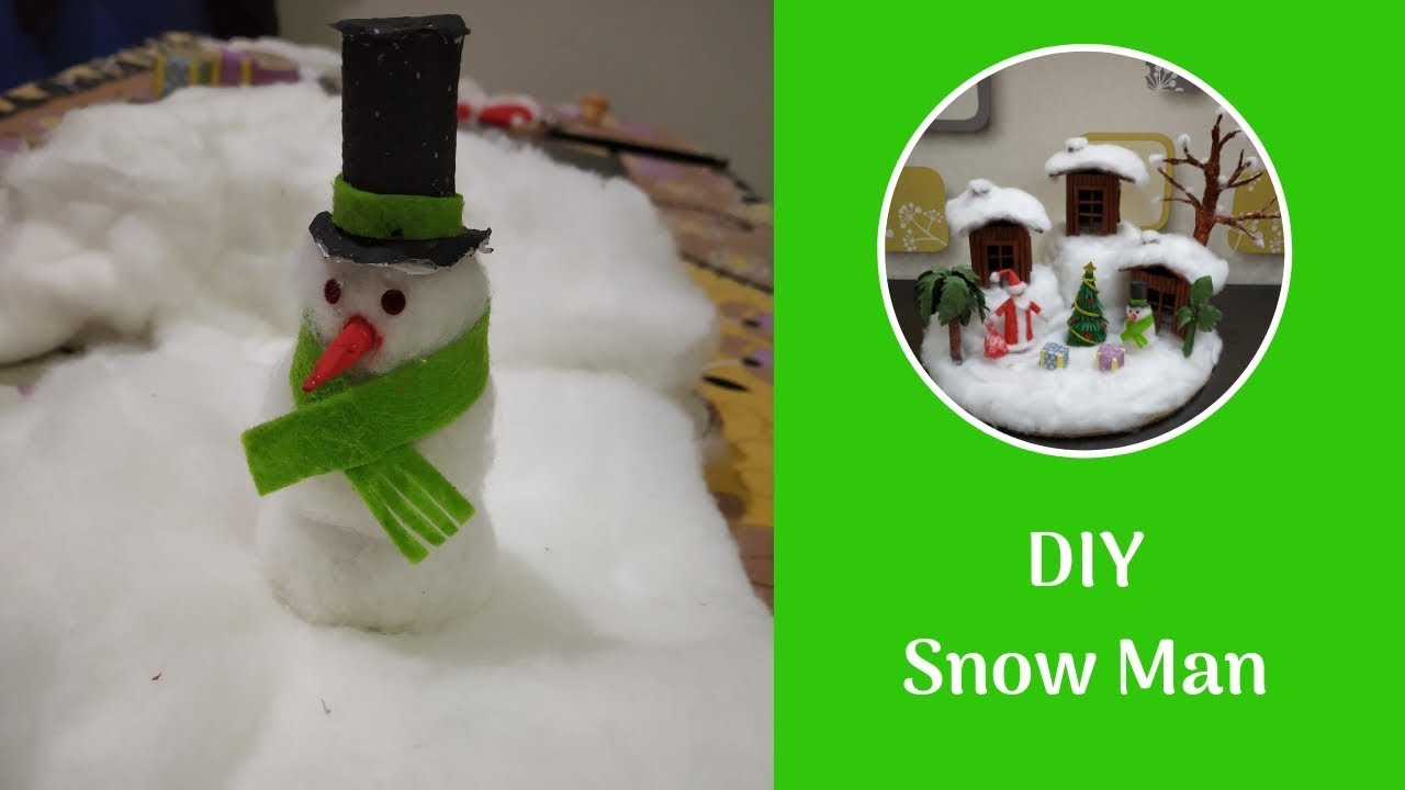 How to Make DIY Snowman for Christmas Decoration | Handmade Snowman ...