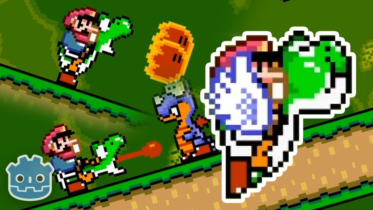 Godot - Super Mario World #8 - YOSHI - YouTube