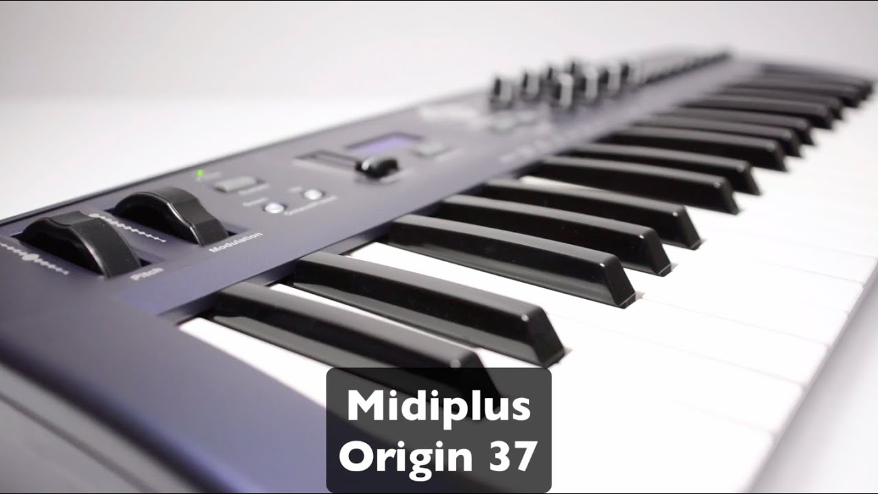 MIDIPLUS- ORIGIN 37- test klawiatury midi/usb - YouTube