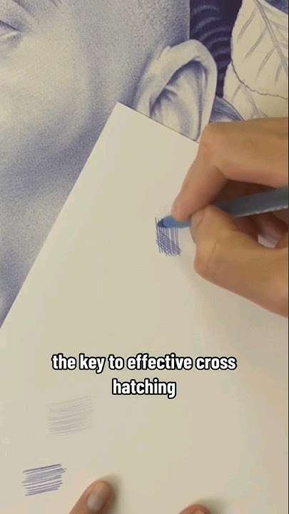 The key to effective CROSS HATCHING for REALISTIC drawing #art #drawholic #artdrawing #how - YouTube