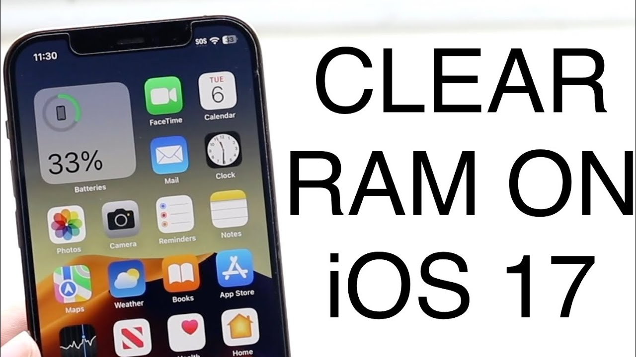How To Clear RAM On iOS 17! - YouTube