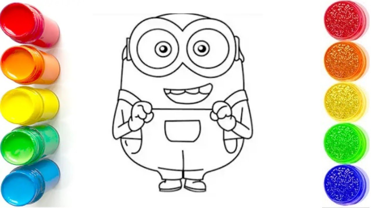 How To Draw A Minion | Minion Drawing | Minions drawing | Cartoon ...