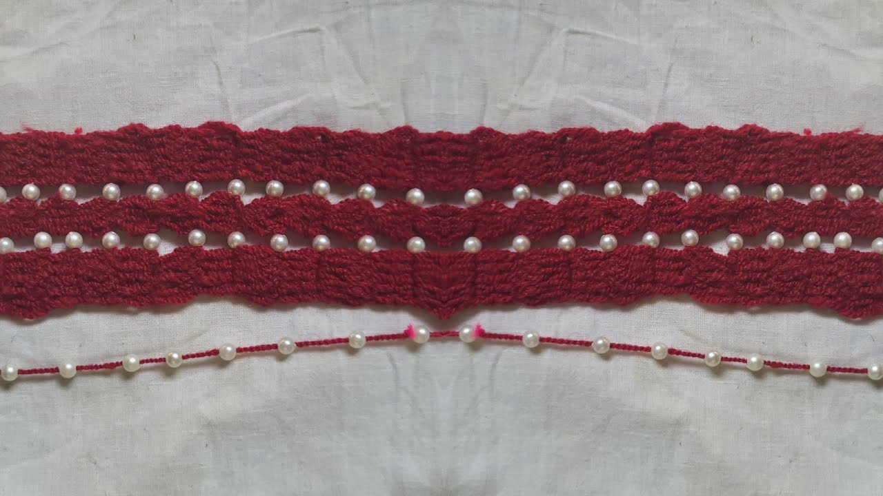 Moti wala gate Patti bnaye | door Patti design | #Rubywoolencraft - YouTube