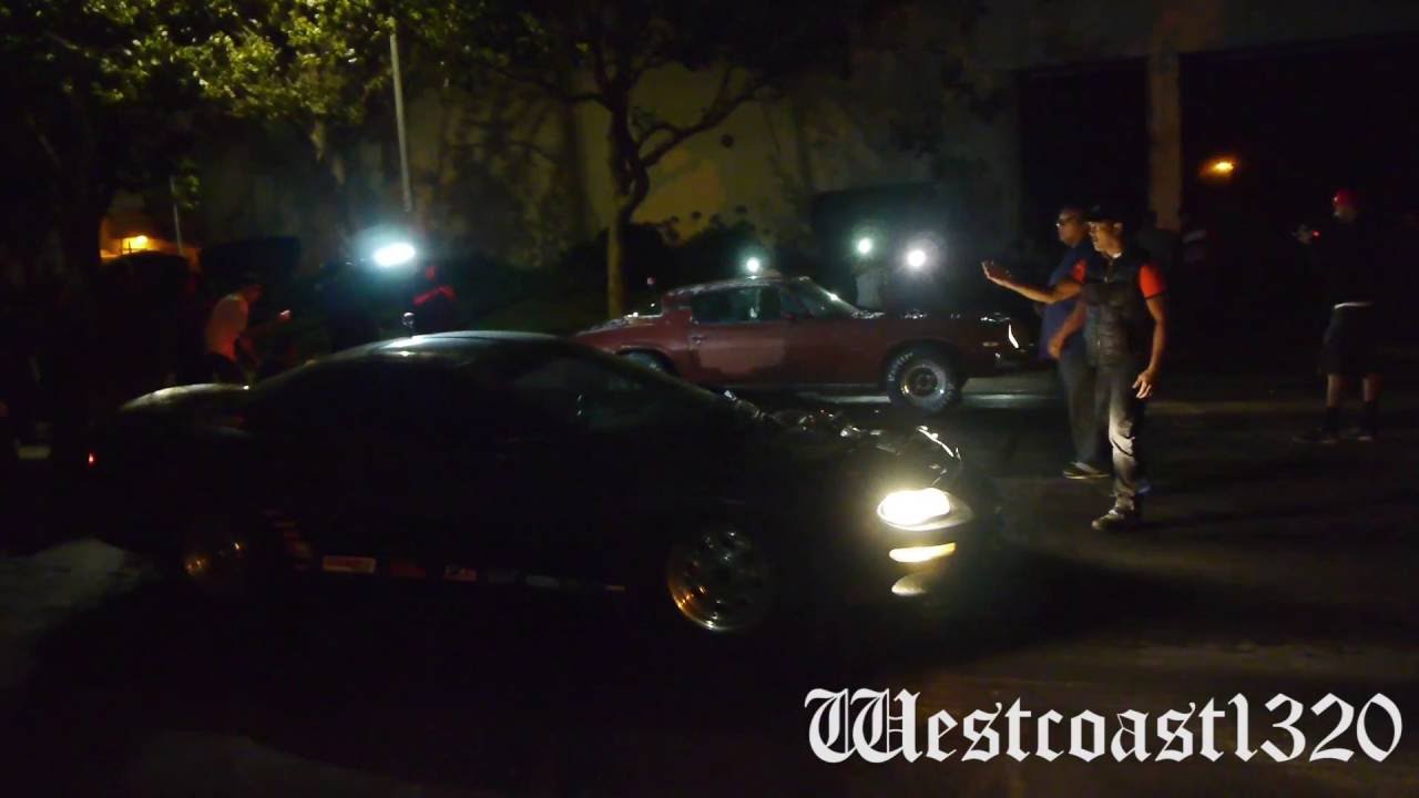 Nitrous Camaro vs Supercharged F-body Camaro - YouTube