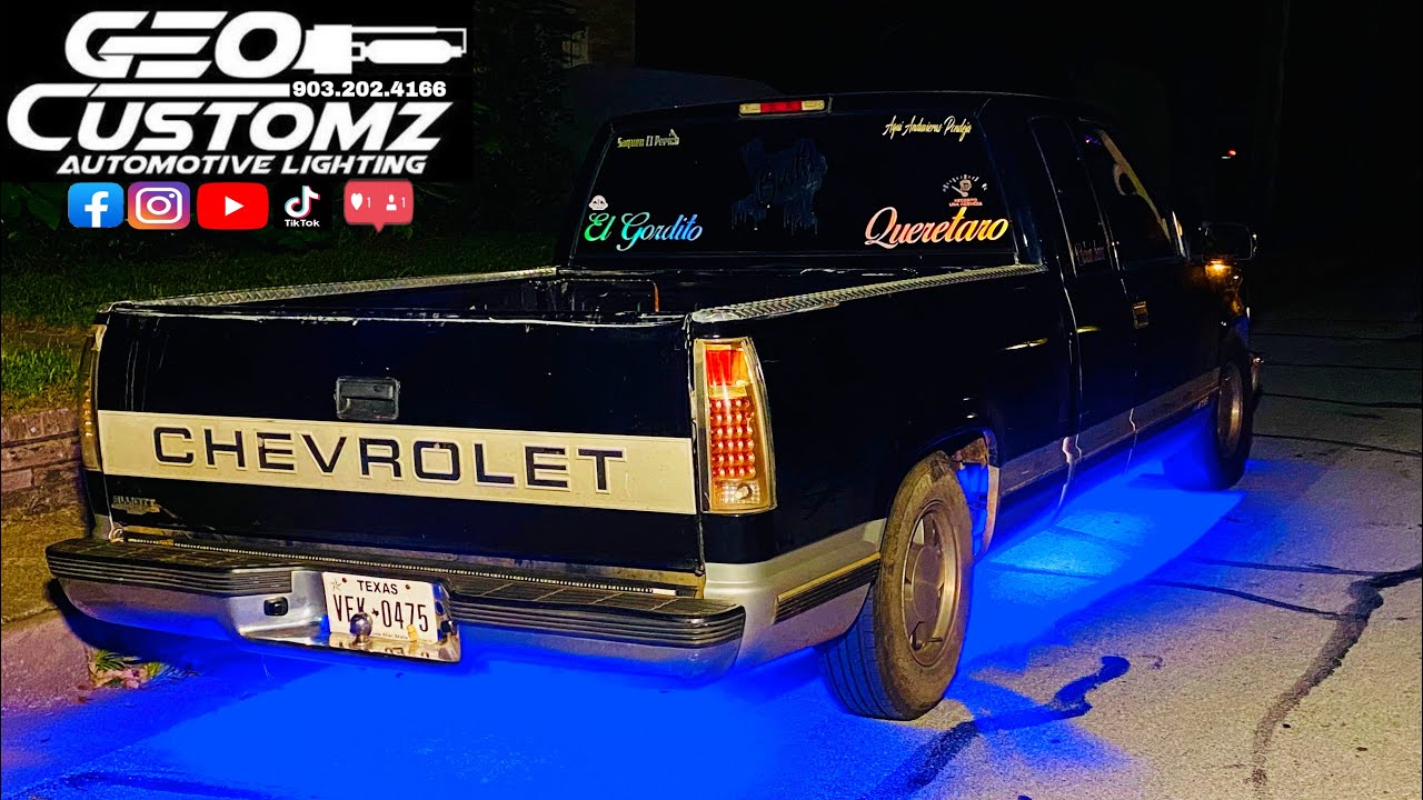 SUPER BRIGHT Underglow Kit! 🔥 | Chevy C1500 | Automotive Lighting - YouTube