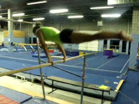 Level 2 Gymnastics Bar Routine - YouTube