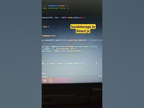 Master localstorage in React js #shorts #youtubeshorts #reactjs #trending #viral - YouTube
