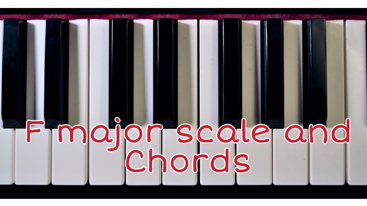 F major scale and chords - YouTube