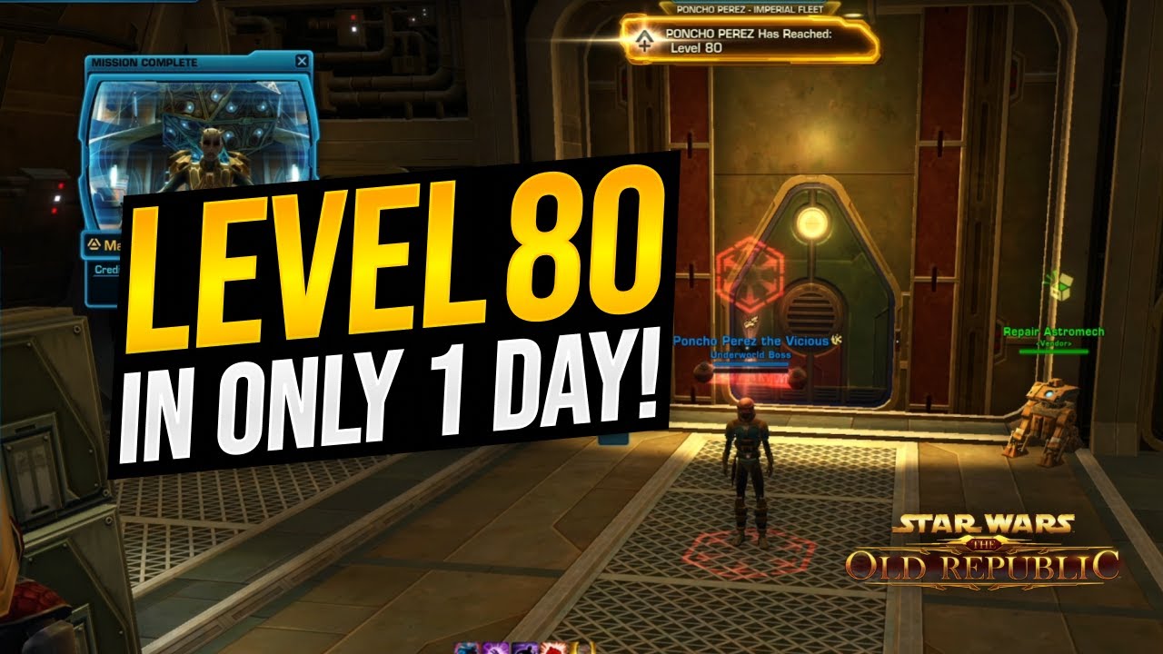 The Fastest Way to Level 80 (SWTOR Level 80 Boost) - YouTube