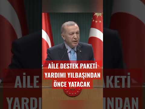 AİLE DESTEK PAKETİ YARDIMI YILBAŞINDAN ÖNCE YATACAK
