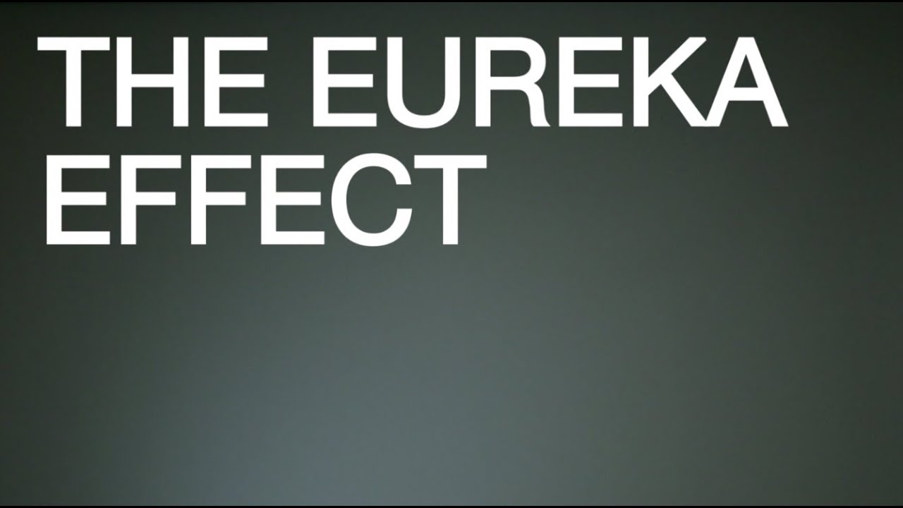 Insight Reporting - The Eureka Effect - Giovanna Mingarelli - YouTube