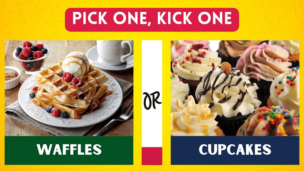 Pick One, Kick One | Junk Food Edition - YouTube