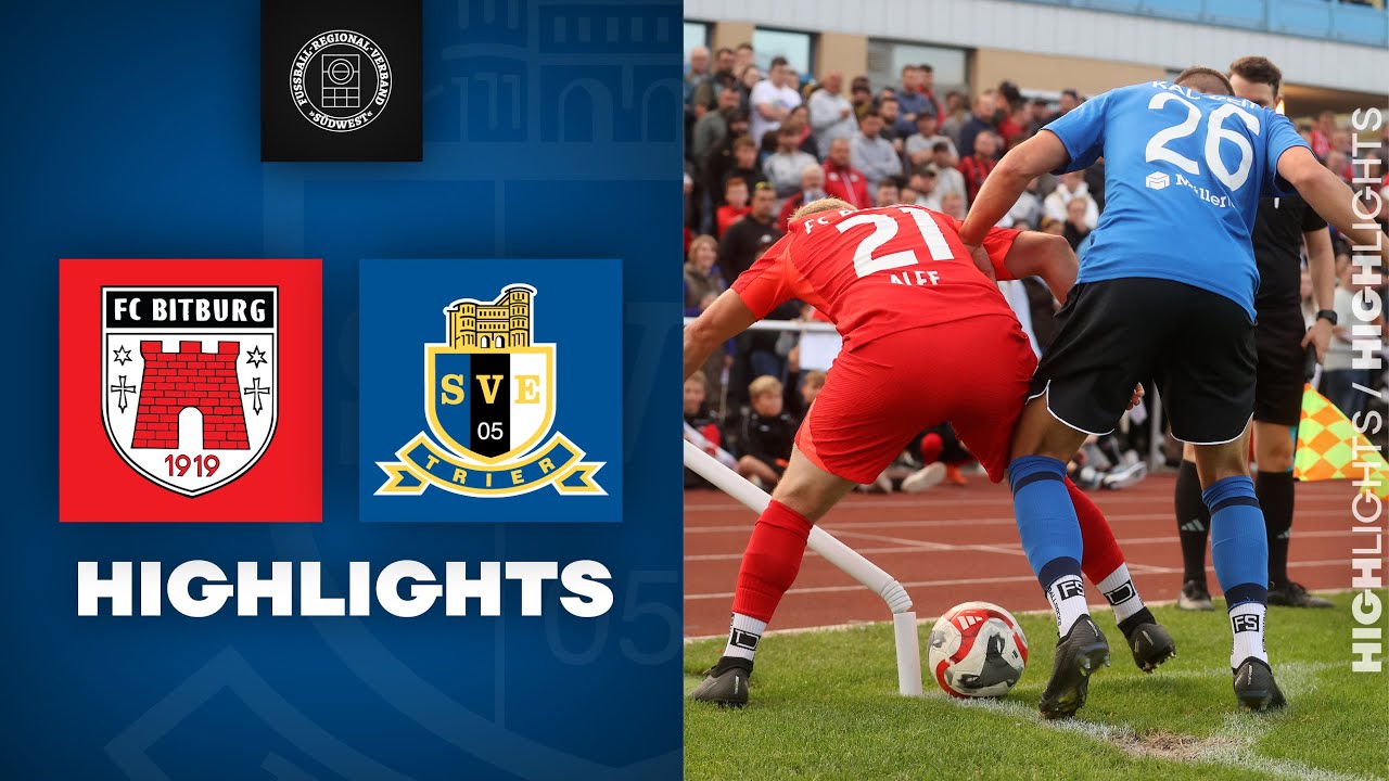 SVE-TV: FC Bitburg vs. Eintracht-Trier - Highlights (2. Spieltag Saison ...