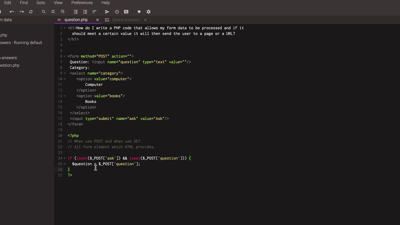 Php Tutorial For Beginners Process Html Form Data With Php Youtube 7055