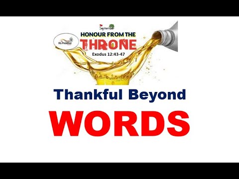 Thankful Beyond Words - YouTube