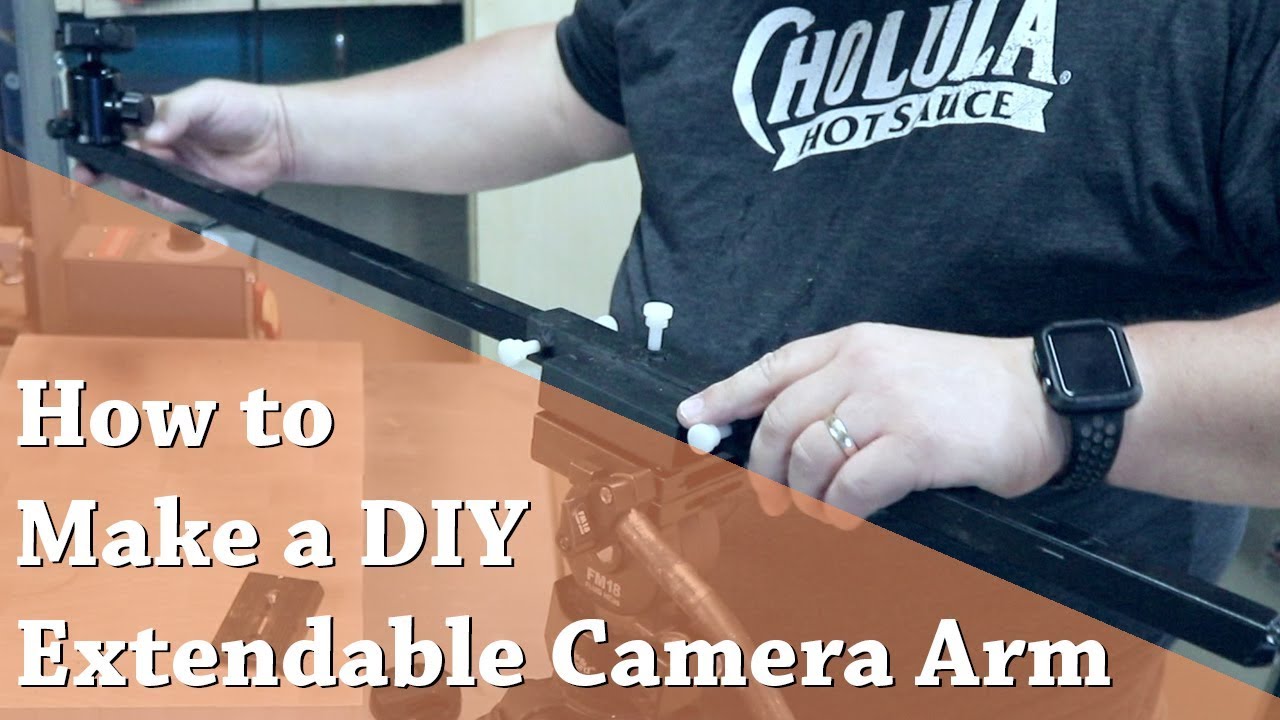 How to Make a Simple DIY Extending Camera Arm - YouTube