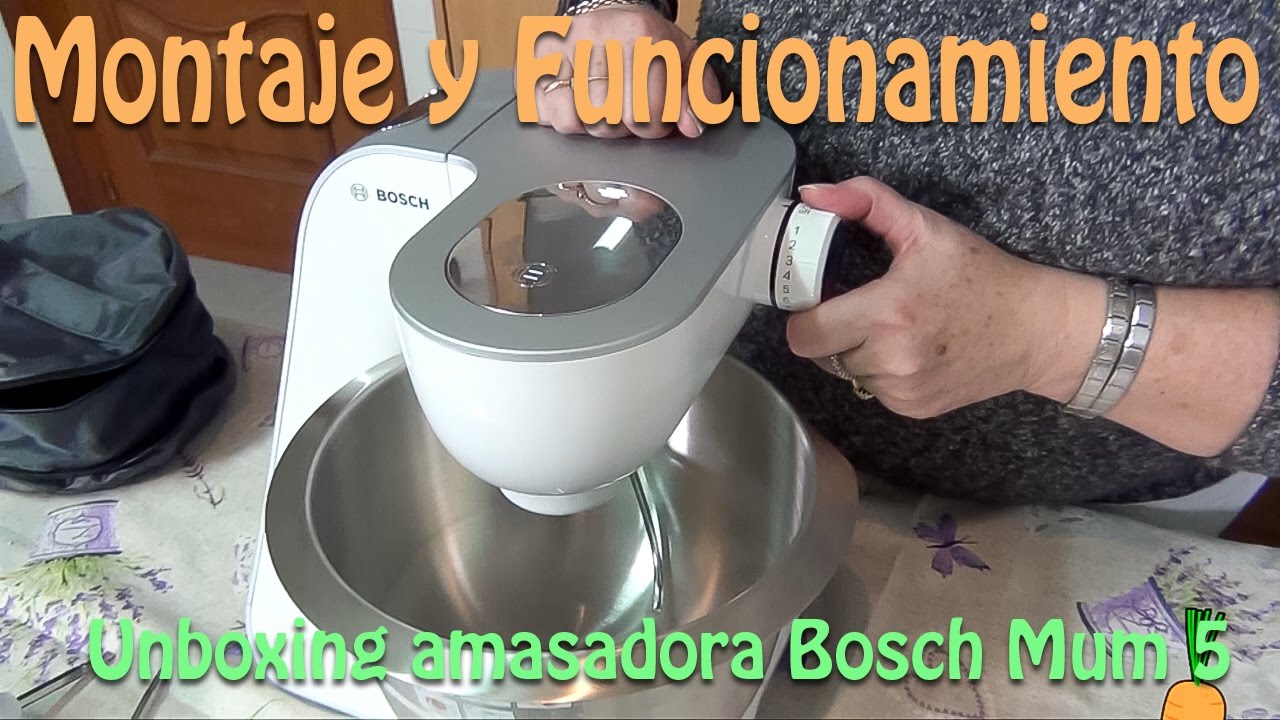 Unboxing amasadora Bosch Mum 5 - YouTube