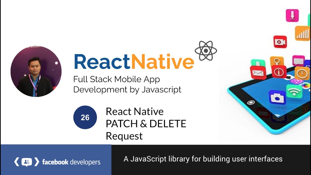 React Native Tutorial 26 Update And Delete Data Dari Rest Api Crud Youtube
