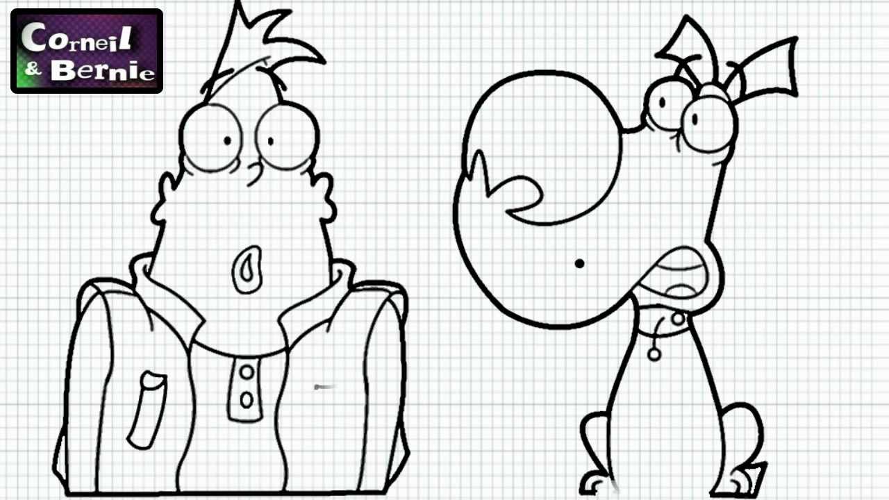 How to Draw Corneil & Bernie - Watch My Chops - Cartoon Series - Video ...
