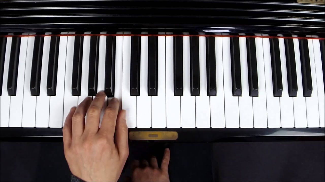 Gamme de Do Majeur au piano, main gauche, les doigtés. - YouTube