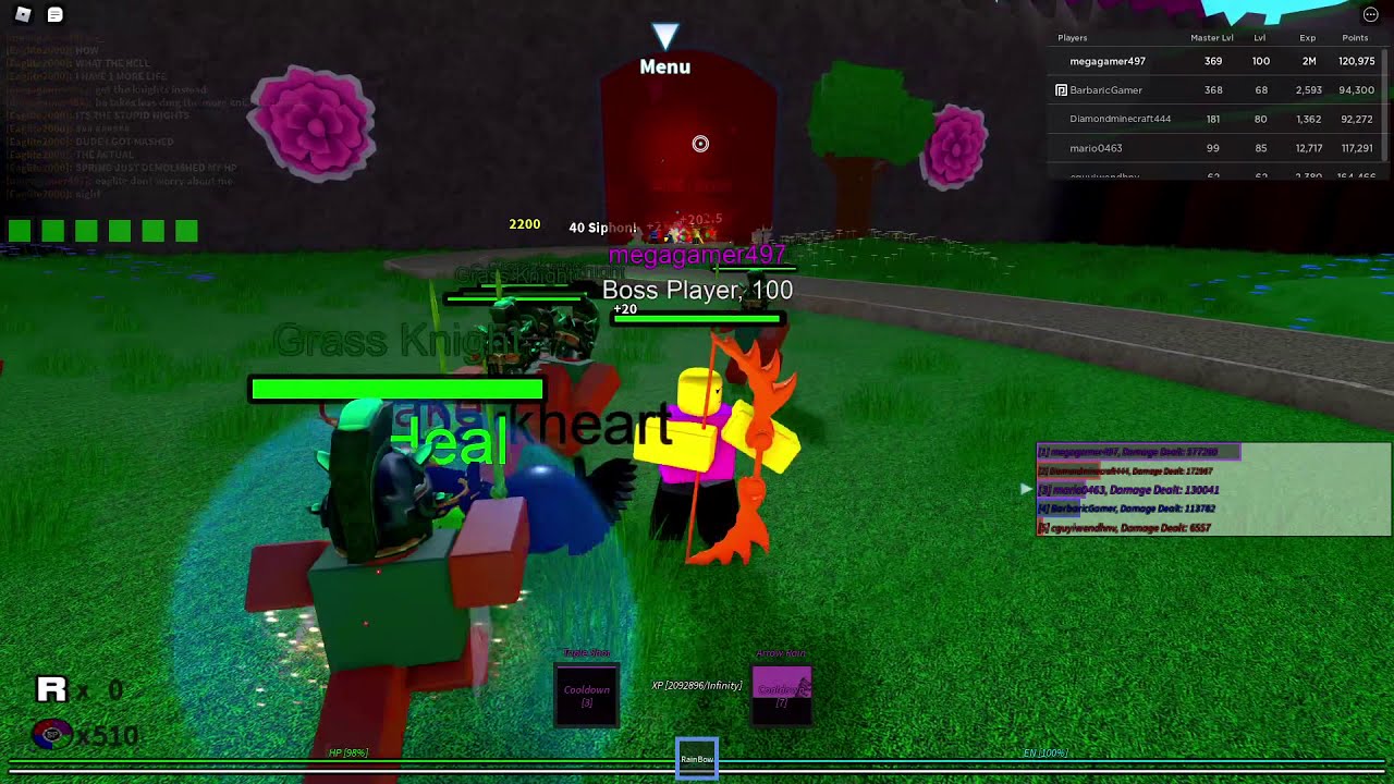 Roblox Boss Fighting Stages - Nature Wrath - YouTube