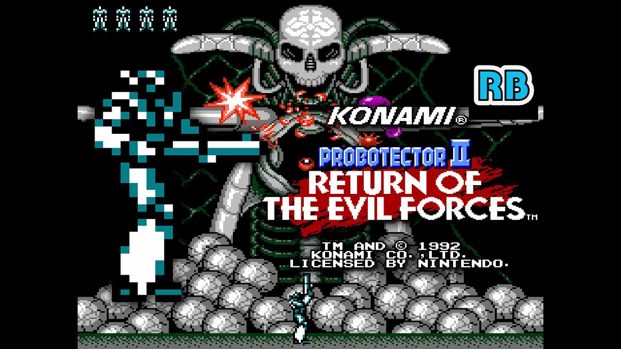 1992 [50fps] NES Probotector II Loop1 - YouTube