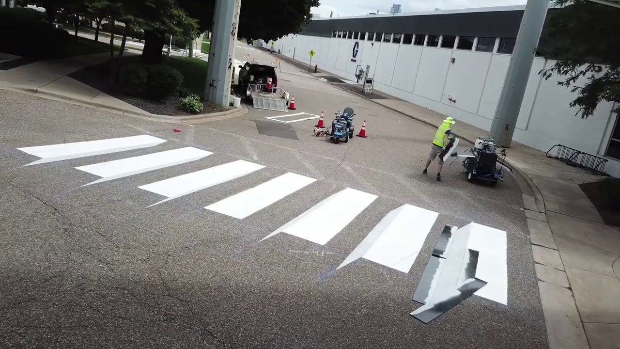 3D Crosswalk Project - YouTube