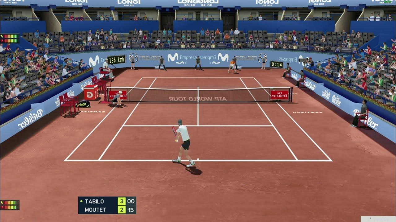 Alejandro Tabilo VS Corentin Moutet | ATP 250 SANTIAGO | Tennis Elbow 2013 | Gameplay - YouTube