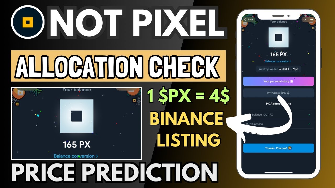 NotPixel Allocation Check || NotPixel Price Prediction | 1 PX = 4 ...