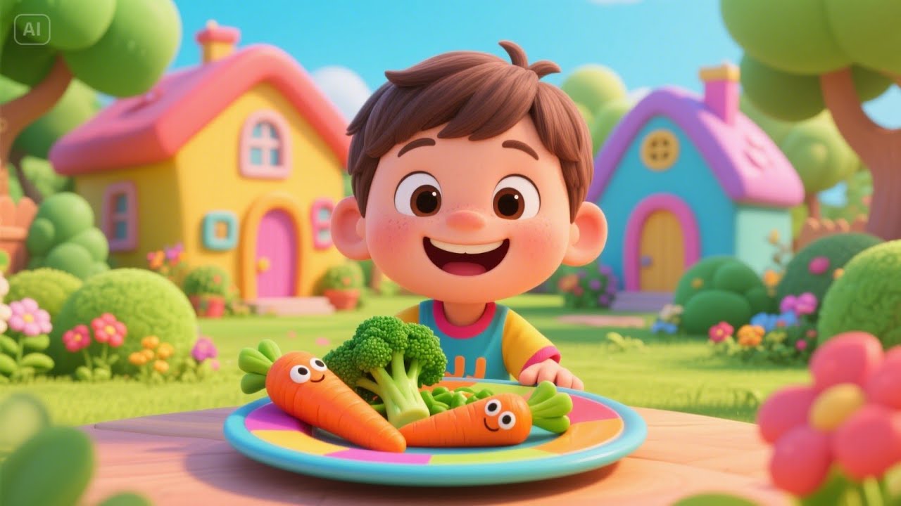 Yummy Veggies – Yes Yes Let’s Eat! | Popular Nursery Rhyme ...