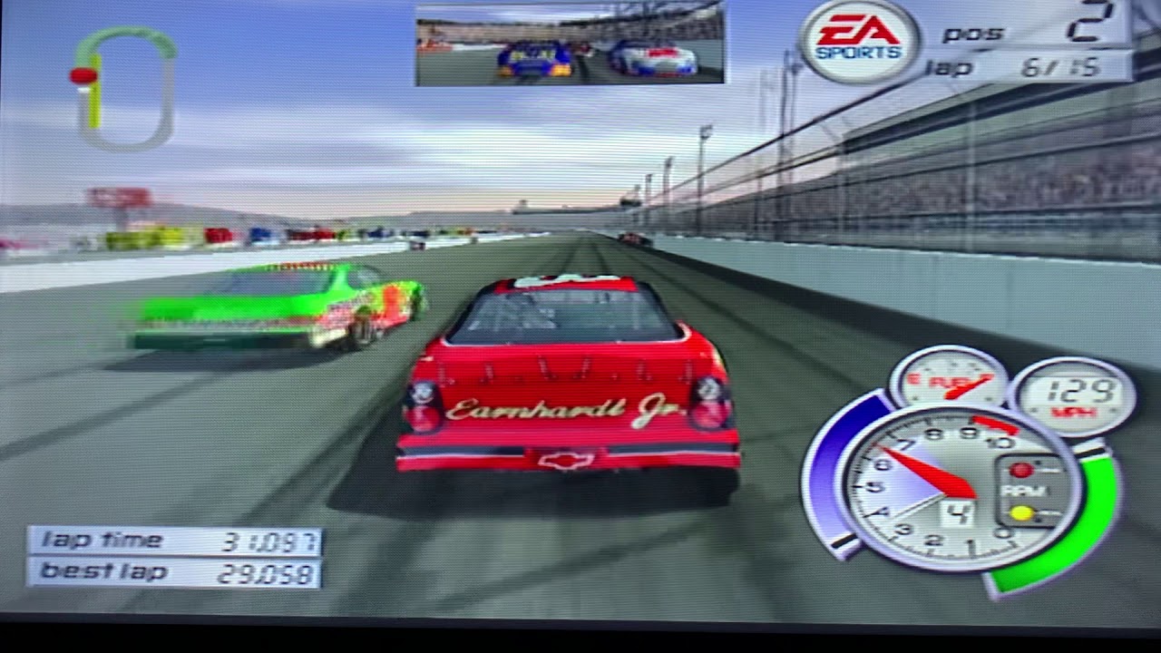 Nascar Thunder 2002 (PS2) Season Mode Race 27/36: New Hampshire 300 ...