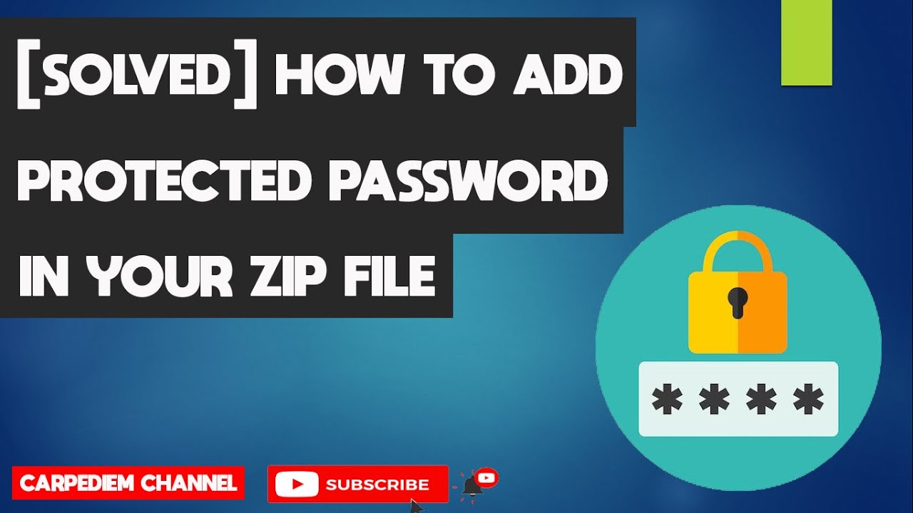 How To Password Protect A Zipped File YouTube how-to-password-protect-a-zipped-file-youtube