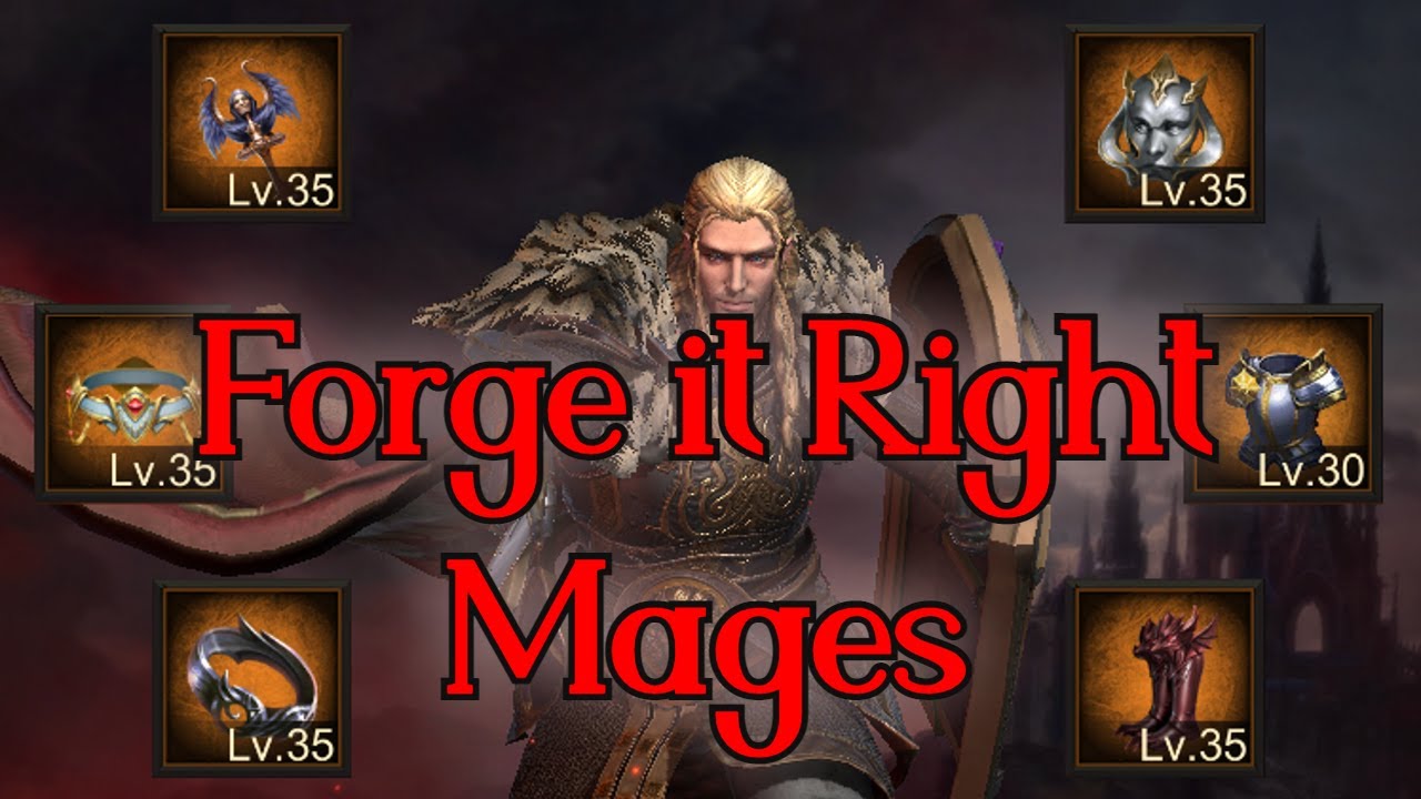 War and Order Mage players: The Best Attack Gear Setup from Blacksmith ...