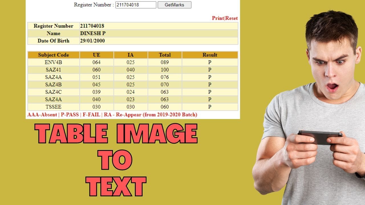 How To Convert Table Image To Text YouTube How To Convert Table Image To Text YouTube