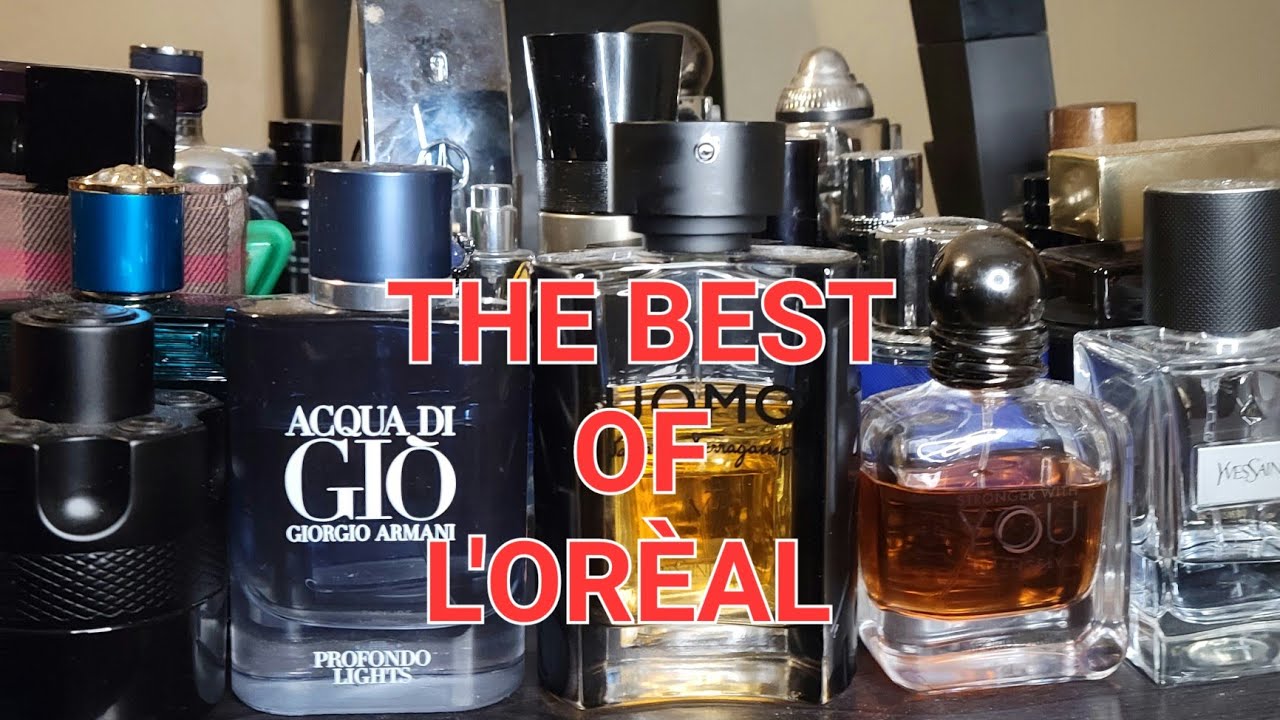 Top 10 L'oreal men's fragrances - YouTube